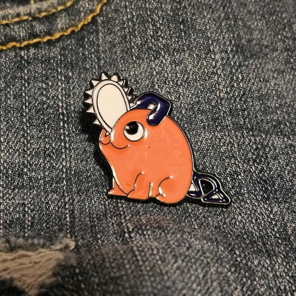Jewelry | Pochita Chainsaw Man Anime Enamel Pin | Poshmark